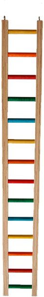ZOO-MAX Hardwood Ladder Bird Toy, Multicolor - Chewy.com