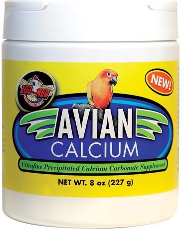 ZOO MED Avian Calcium Bird Supplement, 8-oz pouch - Chewy.com