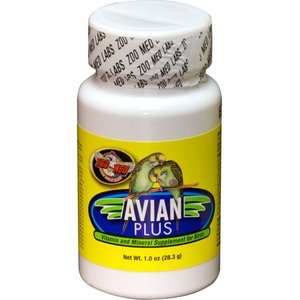 ZOO MED Avian Plus Bird Vitamin Supplement, 1-oz pouch - Chewy.com