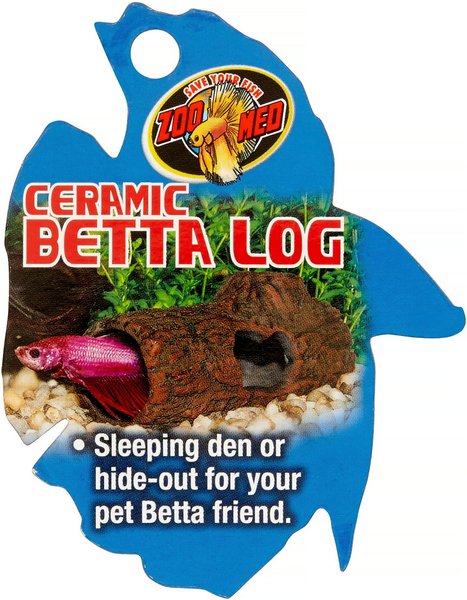 ZOO MED Ceramic Betta Log - Chewy.com