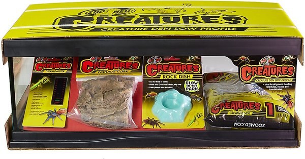ZOO MED Creatures Den Low Profile Starter Kit, 6-gal - Chewy.com