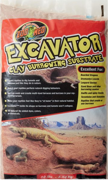 ZOO MED Excavator Clay Burrowing Reptile Substrate, 10-lb bag - Chewy.com
