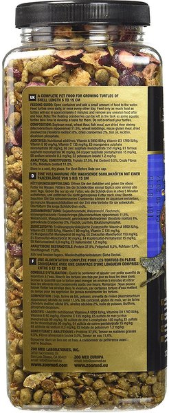ZOO MED Gourmet Aquatic Turtle Food, 11-oz jar - Chewy.com