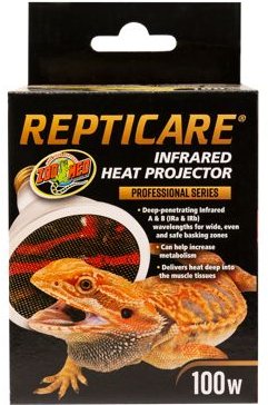 ZOO MED Infrared Heat Projector Reptile Heater, 100-watts - Chewy.com