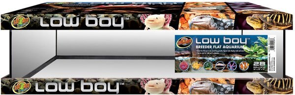 Discontinued - ZOO MED Low Boy Breeder Flat Aquarium, 28-gal - Chewy.com