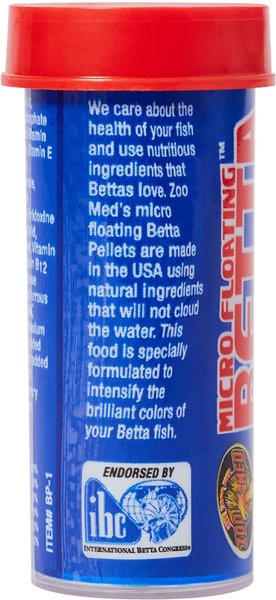 ZOO MED Micro Floating Betta Fish Pellets - Chewy.com