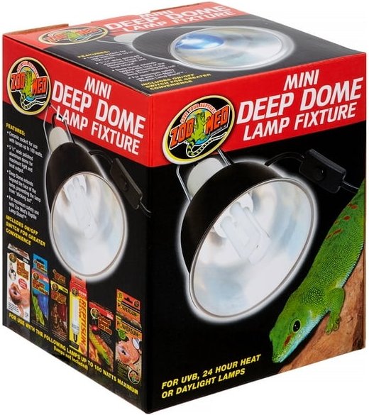 ZOO MED Mini Deep Dome Lamp Fixture - Chewy.com