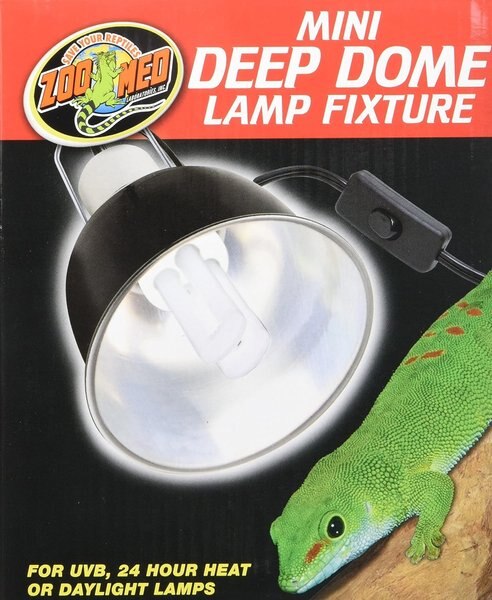 ZOO MED Mini Deep Dome Lamp Fixture - Chewy.com