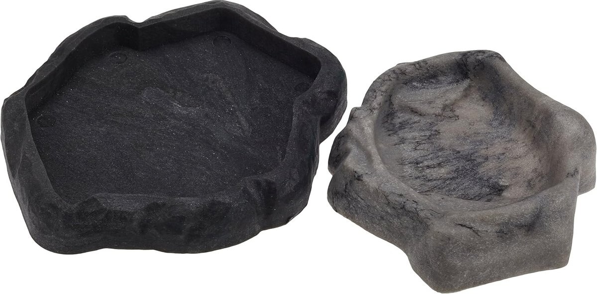 ZOO MED Repti Rock Reptile Rock Food & Water Dishes, Small - Chewy.com