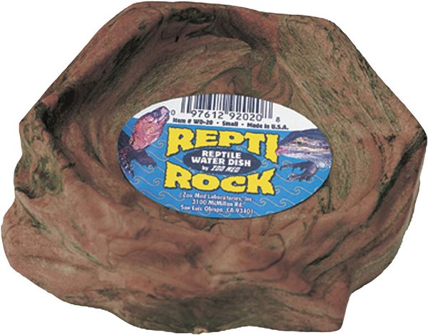 ZOO MED Repti Rock Reptile Water Dish, Color Varies, Small - Chewy.com