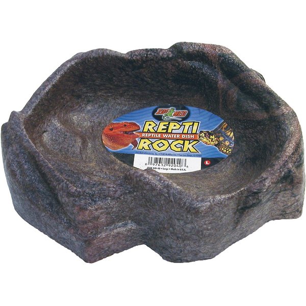 Out of Stock - ZOO MED Repti Rock Corner Reptile Water Dish, Large ...