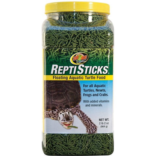 TETRA ReptoMin Floating Sticks Turtle & Amphibian Food, 2.64-lb bucket ...