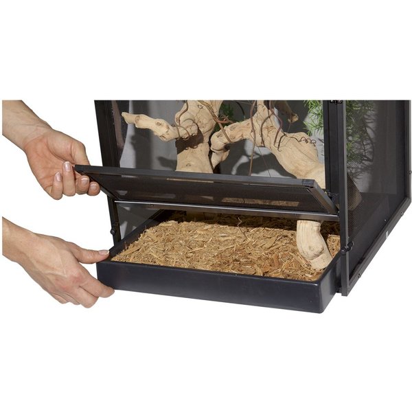 ZOO MED Substrate Bottom Tray for ReptiBreeze Reptile Cage, 16 x 16-in ...