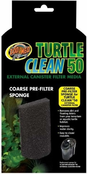 ZOO MED Turtle Clean Pre-Filter Sponge, 50 Coarse - Chewy.com