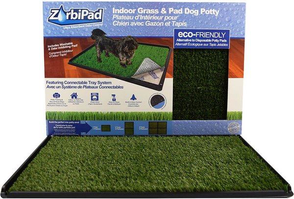 ZORBIPAD Connectable Indoor Grass Dog Potty System, 16-in x 24-in ...