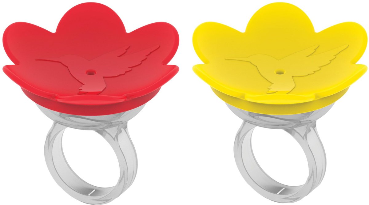 ZUMMR Hummingbird Ring Bird Feeder, 2 count - Chewy.com