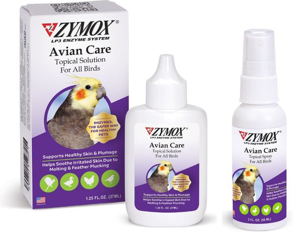 ZYMOX Avian Care Topical Skin Spray, 2-fl oz bottle - Chewy.com