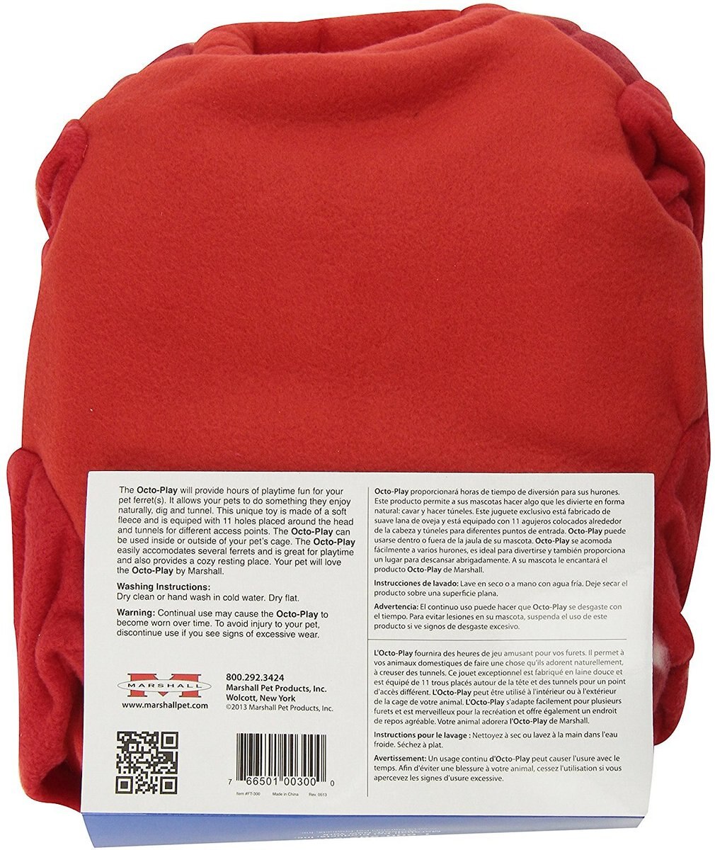 MARSHALL Octo-Play Ferret Hideout Toy, 11.5-in - Chewy.com