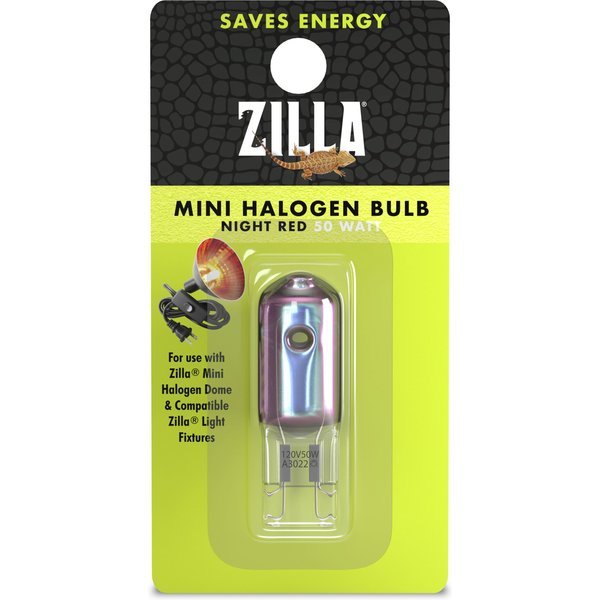 ZILLA Light & Heat Mini Halogen Bulb for Reptile Terrariums, Day Blue ...