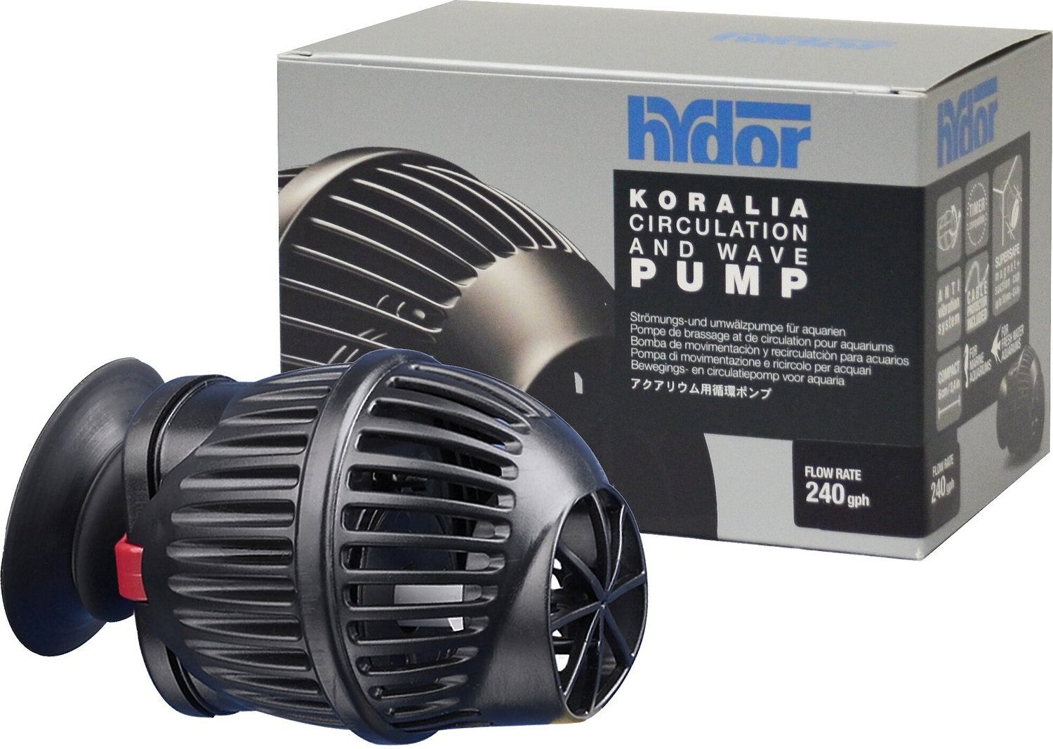HYDOR Koralia Nano Aquarium Circulation Pump, 240 GPH - Chewy.com
