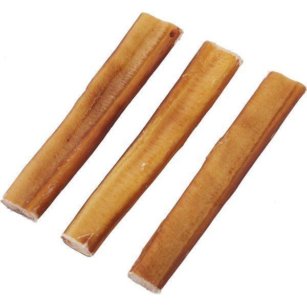 BONES & CHEWS Jumbo Bully Stick 6" Dog Treats, 3 count - Chewy.com