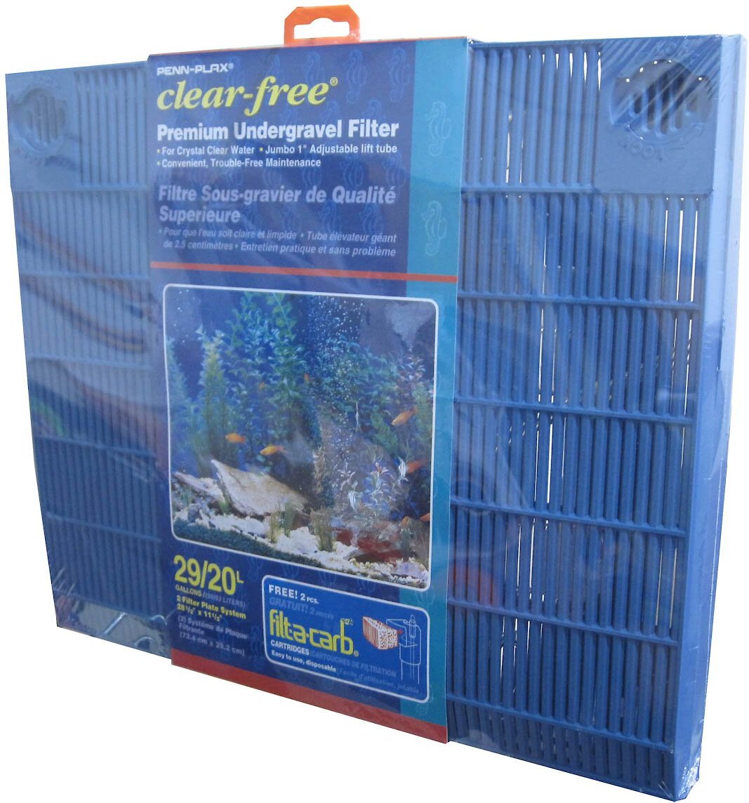 PENN-PLAX Premium Underground Aquarium Filter, 29-gal - Chewy.com