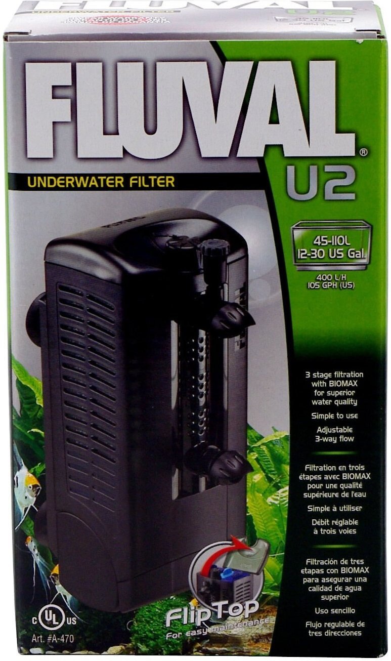 FLUVAL Aquarium Underwater Filter, 12-30 gal - Chewy.com