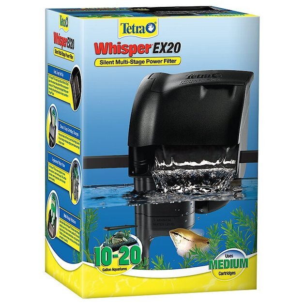TETRA Whisper EX Aquarium Power Filter, 10-20 gal - Chewy.com