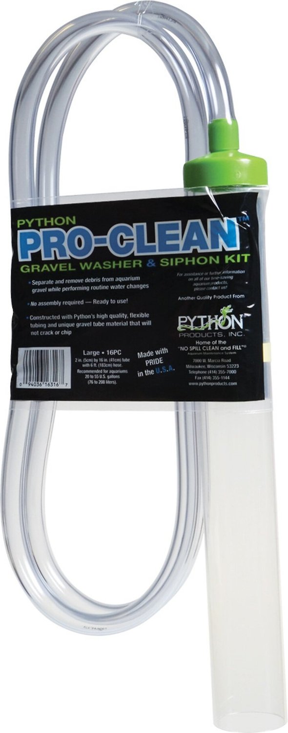 PYTHON Pro-Clean Gravel Washer & Siphon Kit for Aquariums, Large ...