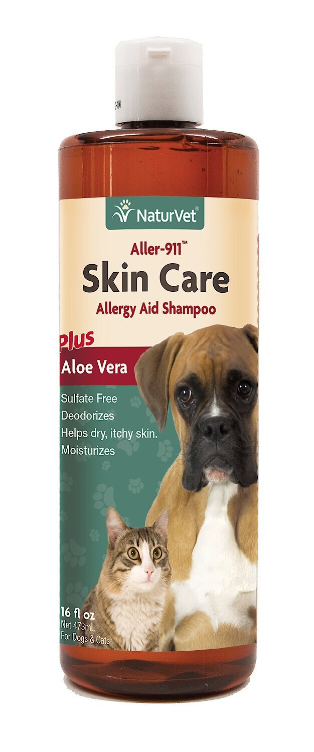 NATURVET Aller-911 Allergy Aid Skin Care Plus Aloe Vera Dog & Cat ...