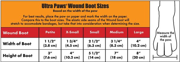 ULTRA PAWS Wound Dog Boot, Small - Chewy.com