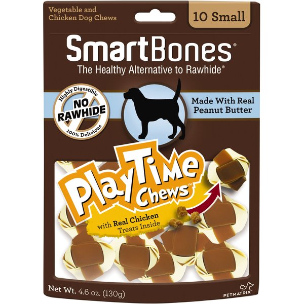 SMARTBONES SmartSticks Peanut Butter Chews Dog Treats, 5 count - Chewy.com