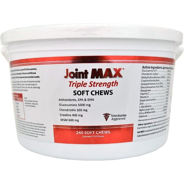 JOINT MAX Triple Strength Soft Chews for Dogs, 240 count - Chewy.com