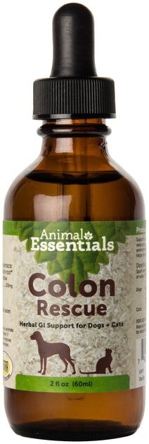 ANIMAL ESSENTIALS Colon Rescue Herbal GI Support Dog & Cat Supplement ...