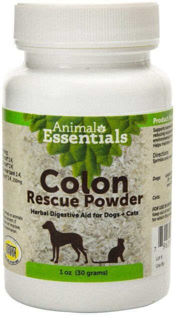 ANIMAL ESSENTIALS Colon Rescue Powder Herbal Digestive Aid Dog & Cat ...