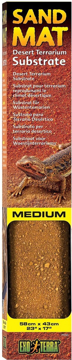 EXO TERRA Sand Mat Desert Terrarium Reptile Substrate, 23-in - Chewy.com