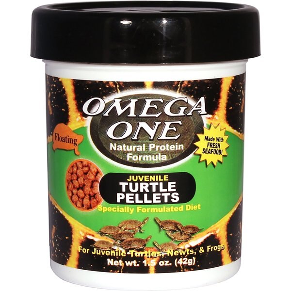 EXO TERRA Floating Pellets Adult Aquatic Turtle Food, 1.4-oz jar ...