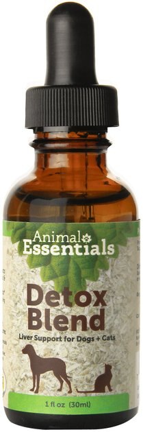 ANIMAL ESSENTIALS Detox Blend Liver Support Dog & Cat Supplement, 1-oz ...