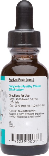 ANIMAL ESSENTIALS Detox Blend Liver Support Dog & Cat Supplement, 1-fl ...