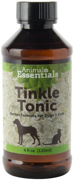 ANIMAL ESSENTIALS Tinkle Tonic Herbal Dog & Cat Supplement, 4-oz bottle ...