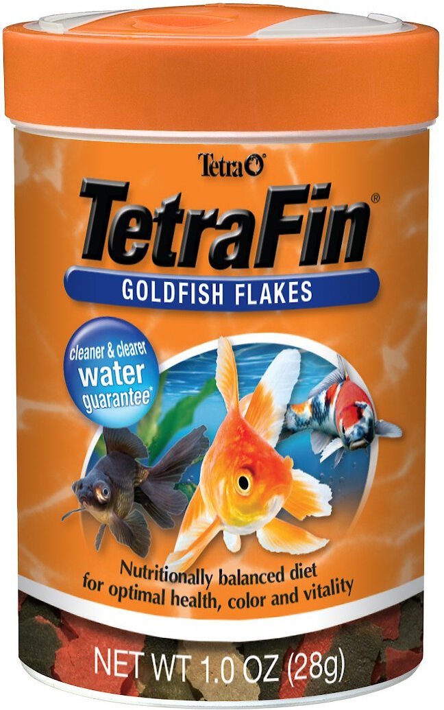 TETRAFin Flakes Goldfish Food, 1-oz jar - Chewy.com