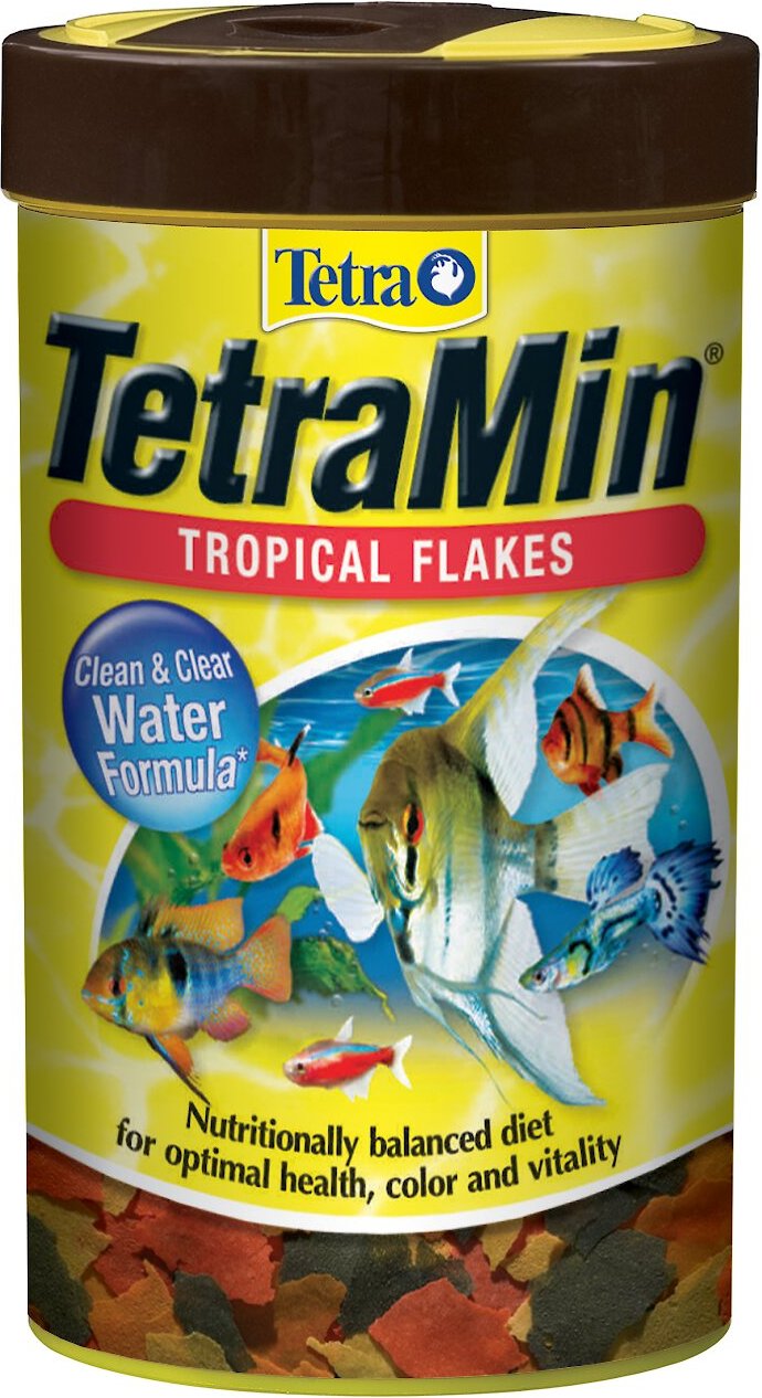 TETRAMin Tropical Flakes Fish Food, 3.53-oz jar - Chewy.com