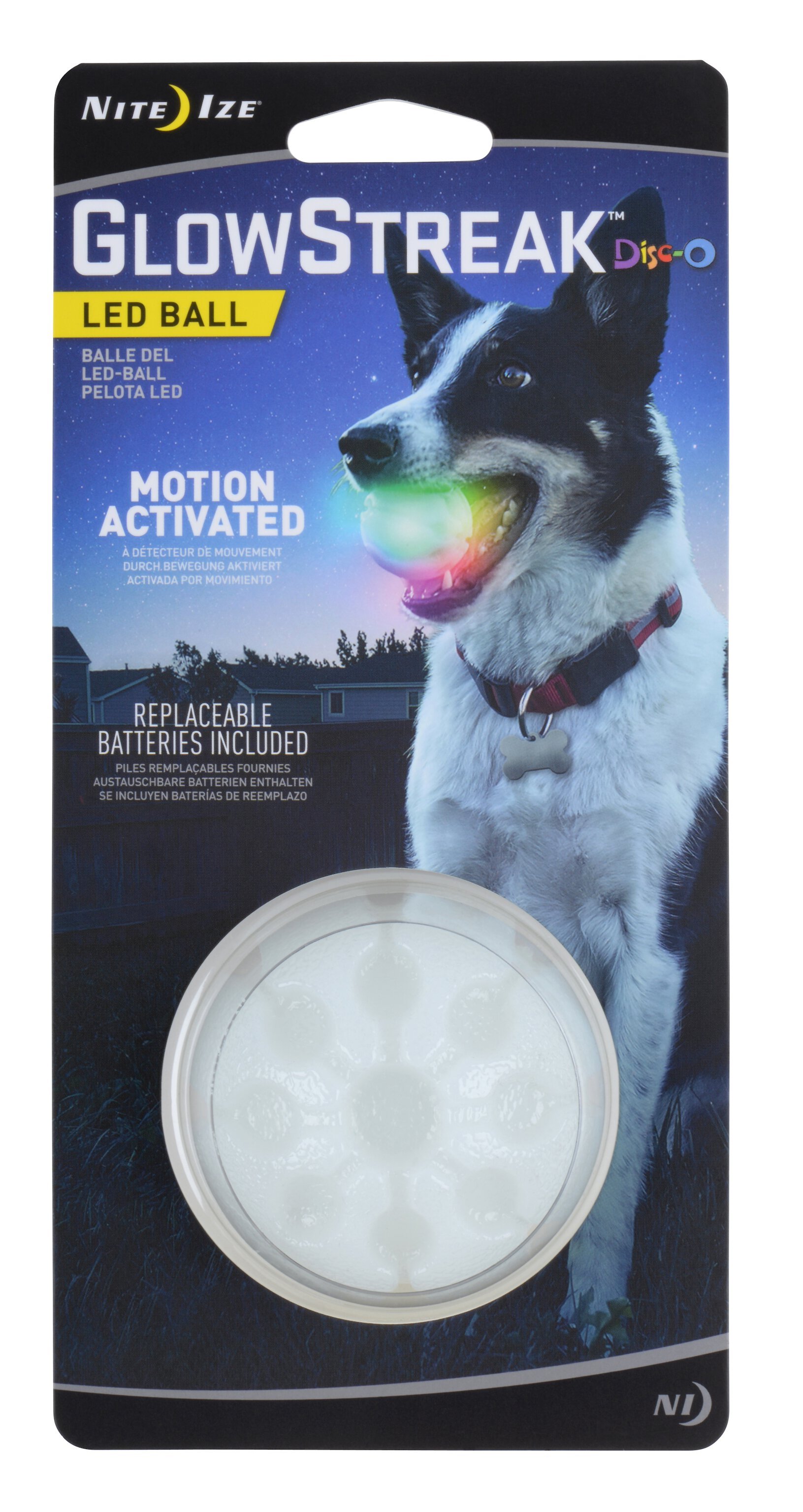 Questions and Answers about NITE IZE GlowStreak LED Ball Dog Toy