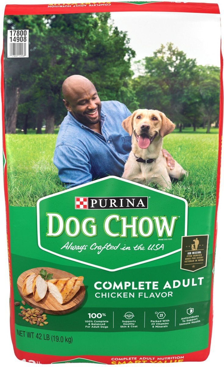 New Version Available - DOG CHOW Complete Adult with Real Chicken Dry ...