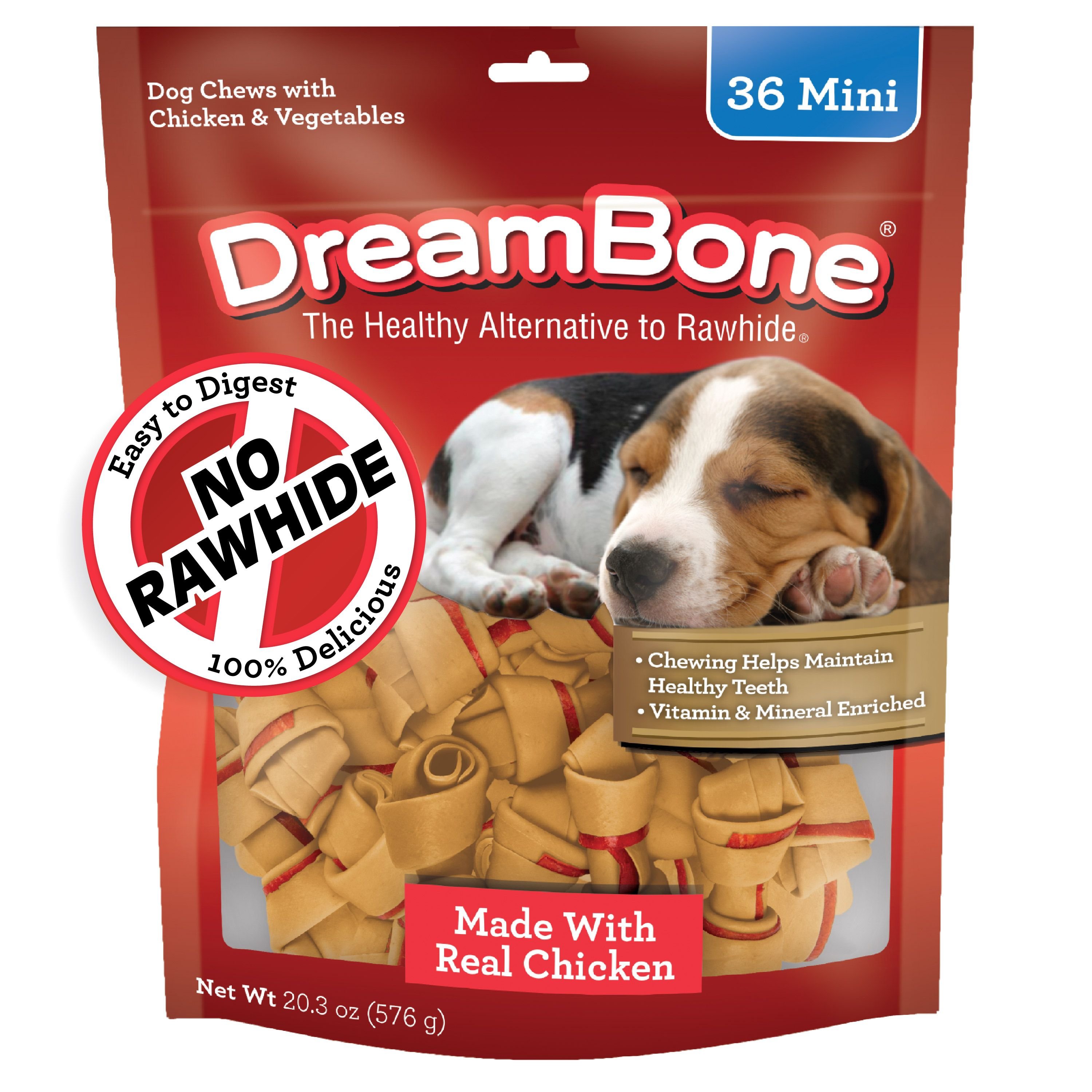 DREAMBONE Mini Chicken Chew Bones Dog Treats Customer Questions - Chewy.com