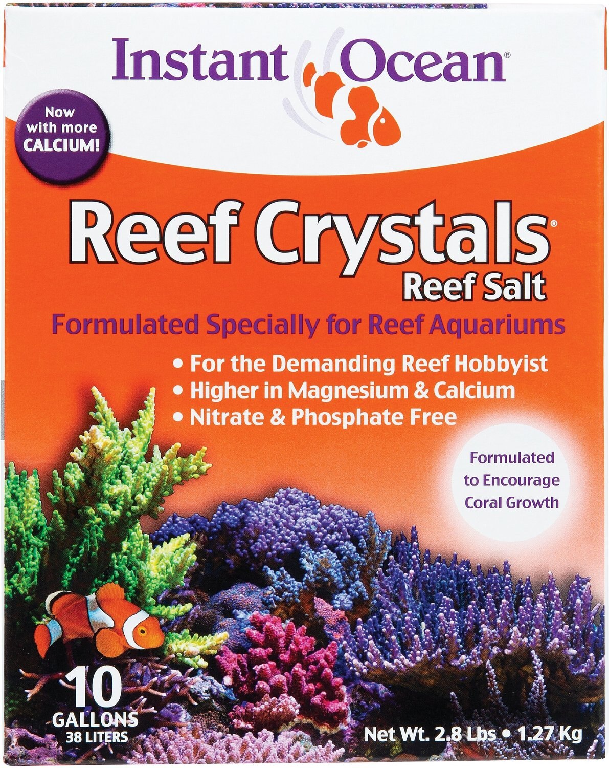 INSTANT OCEAN Reef Salt for Aquariums, 10-gal - Chewy.com