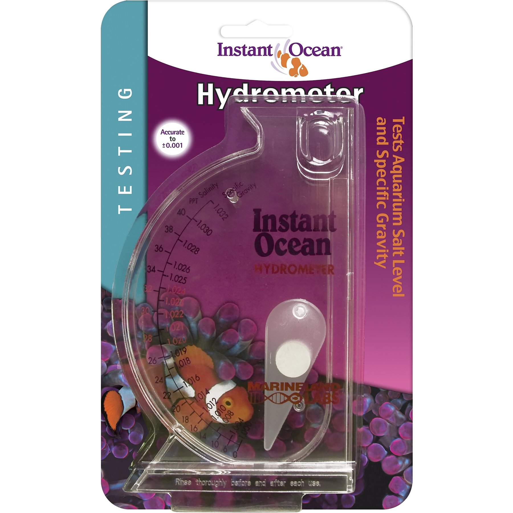 INSTANT OCEAN Testing Hydrometer for Aquariums, 1 count - Chewy.com