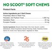 NATURVET No Scoot Plus Pumpkin Soft Chews Digestive Supplement for Dogs ...