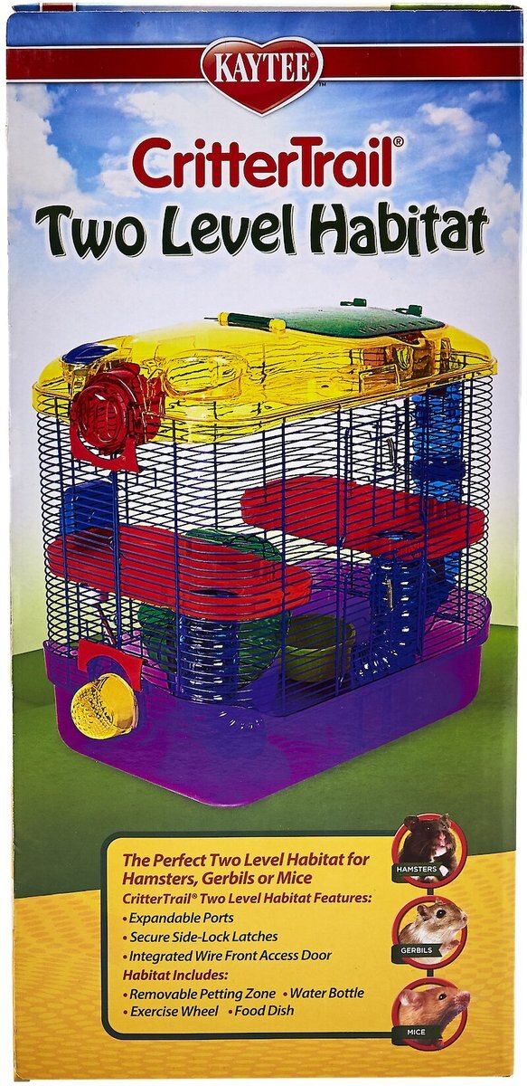 Discontinued - KAYTEE CritterTrail Small Animal Habitat, 2-level ...