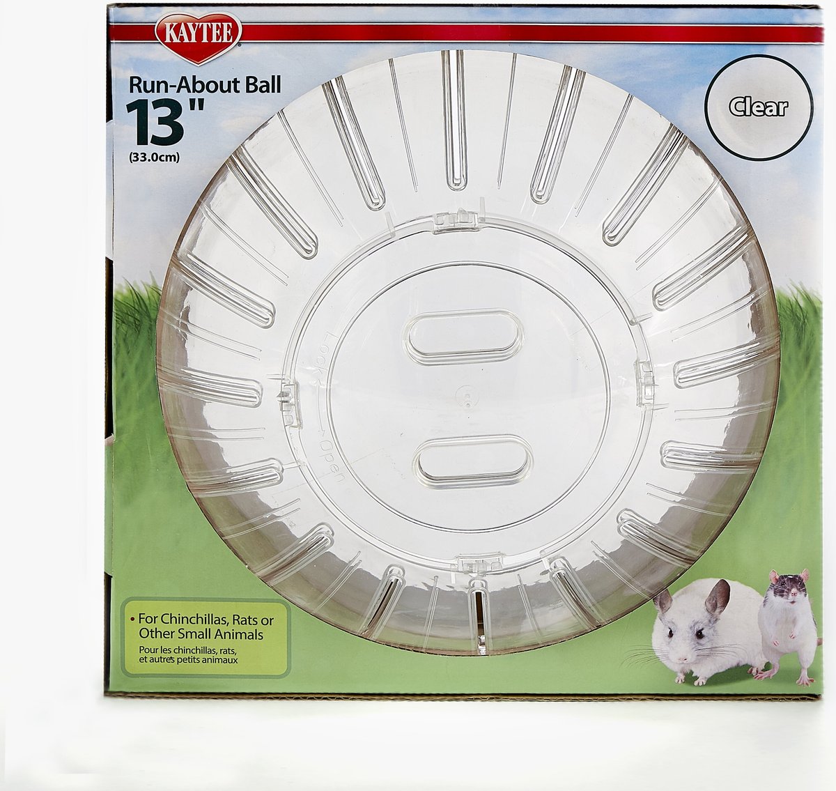 KAYTEE Run-About Small Animal Exercise Ball, 13-in - Chewy.com